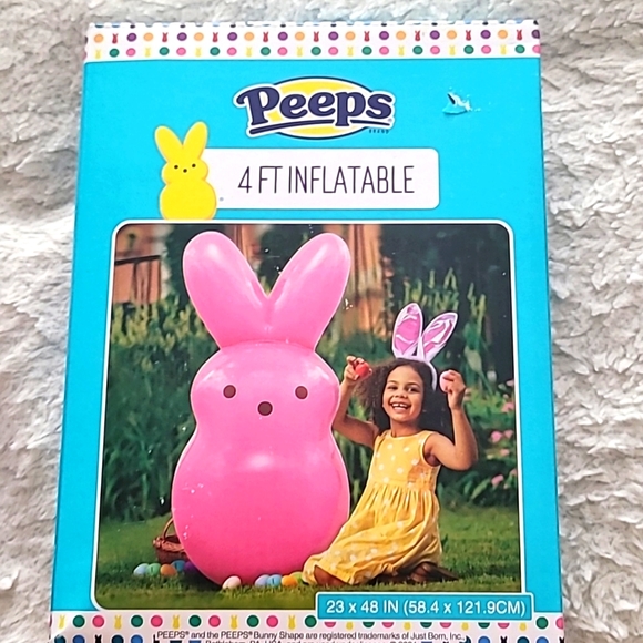 peeps | Holiday | Peeps 4 Ft Inflatable Bunny | Poshmark